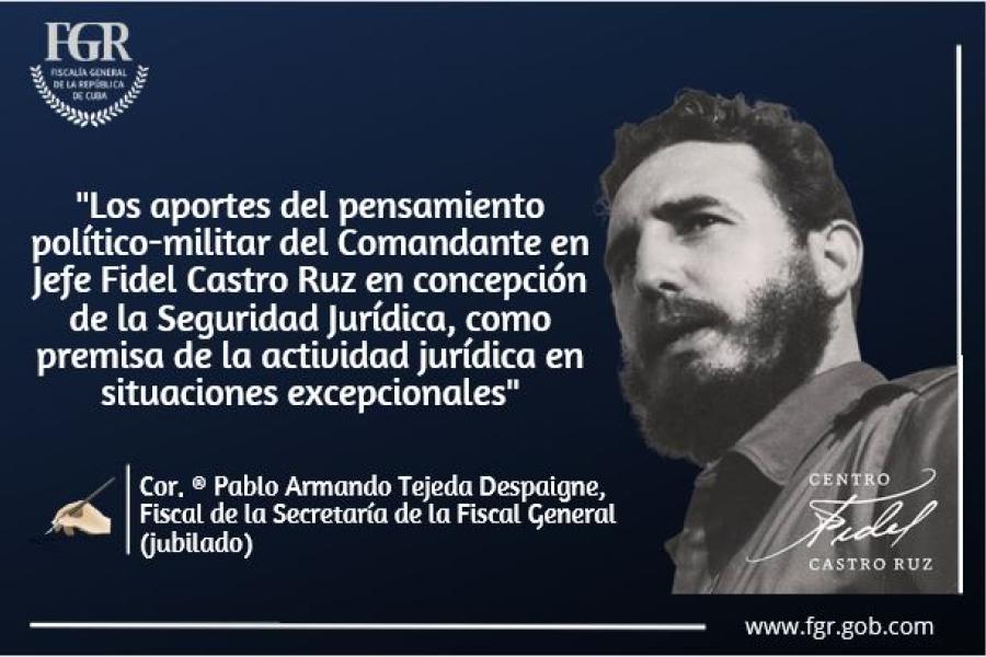 Los aportes del pensamiento político-militar del Comandante en Jefe ...
