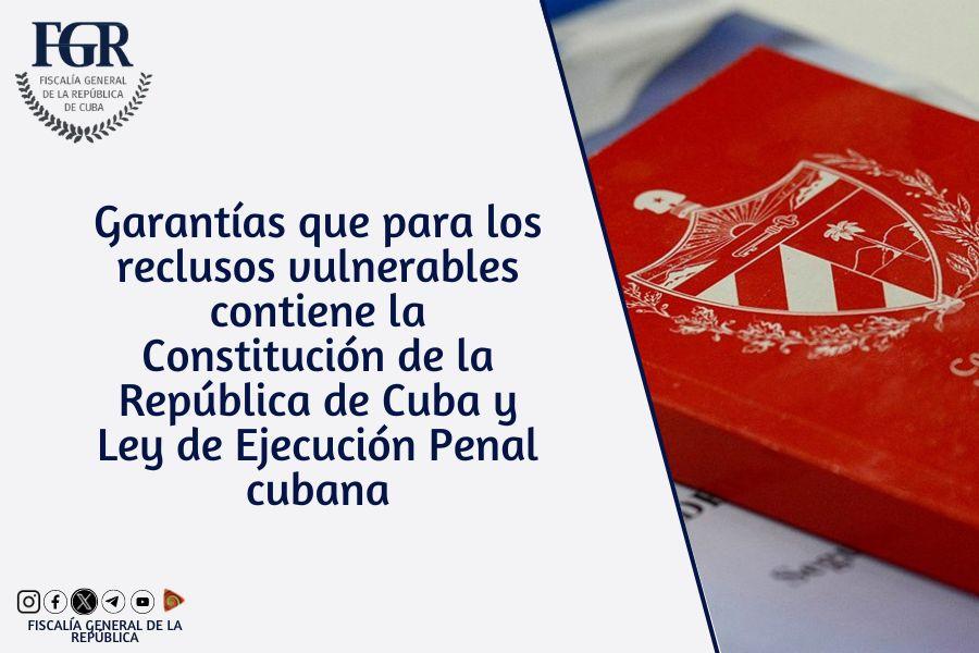 Garantías que para los reclusos vulnerables contiene la Constitución de ...